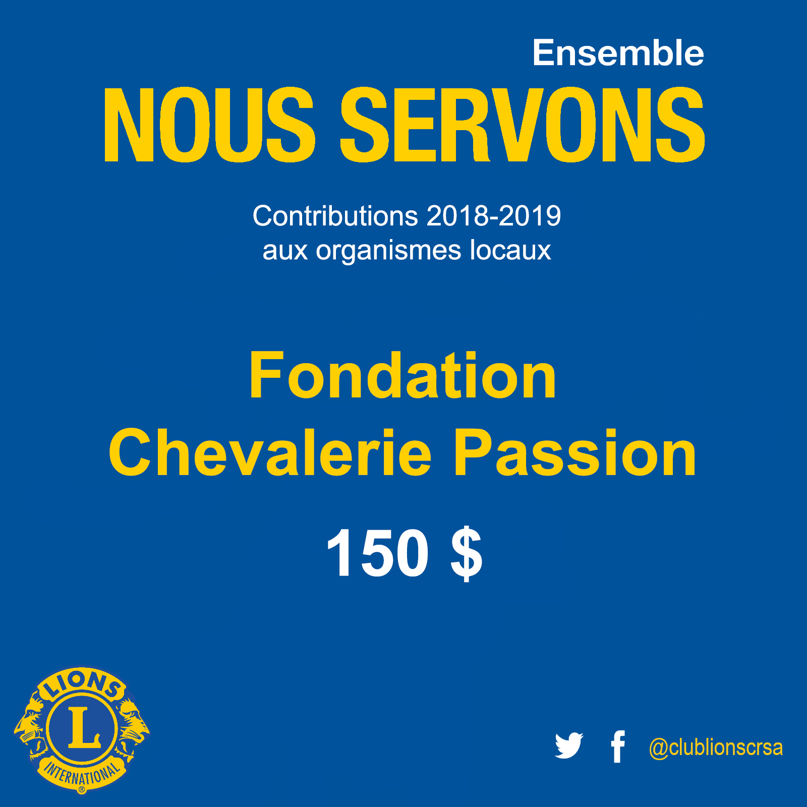 fcp – Club Lions Cap-Rouge/St-Augustin